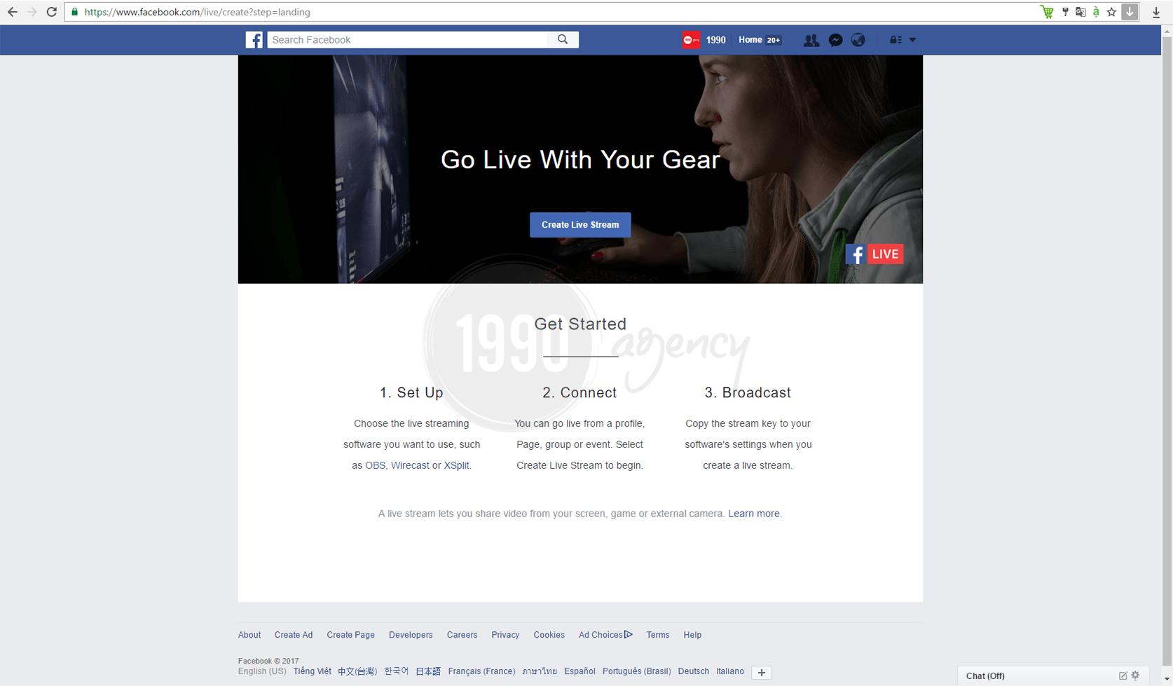 How To Live Stream PC Screen On Facebook - 1990.Agency